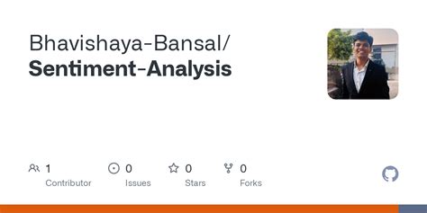 GitHub Bhavishaya Bansal Sentiment Analysis