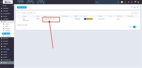 Delete Expense Garage Invoice