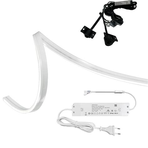 Side Emitting Silicone Led Profile Cut To Size Pre Cabled Modules L