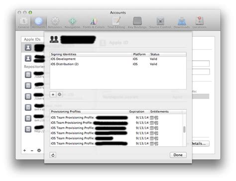 Find Provisioning Profile In Xcode 5 Stack Overflow