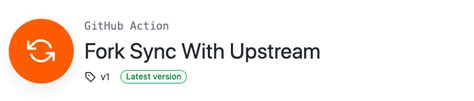 github action fork sync with upstream