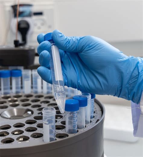 Premium Photo Loading A Sample To Centrifuge Machine In The Medical