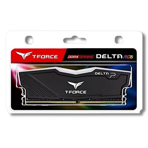 Ddr4 T Force Delta R 8gb 3200mhz Black Tf3d48g3200hc16c01 Real Plaza
