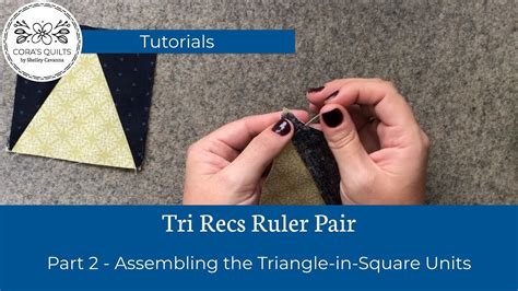 Tri Recs Quilting Rulers Tutorial Part 2 Youtube Quilting Rulers Ruler Tutorial