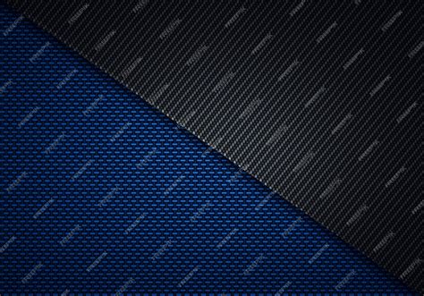 Premium Photo Abstract Modern Blue Black Carbon Fiber Textured
