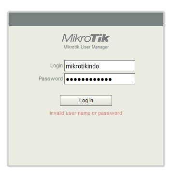 TUTORIAL MIKROTIK Mikrotik User Manager Password Forgot