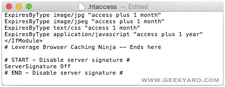 How To Disable Server Signature By Editing Htaccess