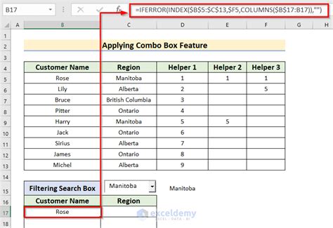 How To Create A Filtering Search Box For Your Excel Data 5 Methods