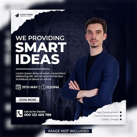 비즈니스 소셜 미디어 및 인스타그램 포스트 웹 배너 템플릿 성장 프리미엄 Psd 파일