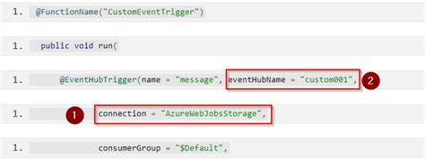 azure messaging eventhubs the connection string used for an event hub