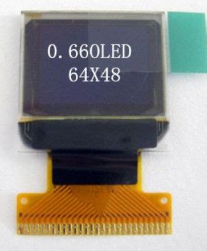 Nch White PM OLED Module FPC Pins With Resolution Dots IPS Viewing Angle