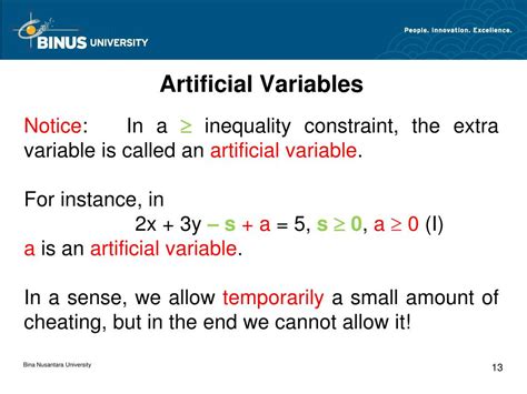 Artificial Variable Examples At Fernando Ward Blog