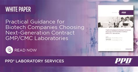 Ppd™ Laboratory Services On Linkedin Practical Guidance For Biotech Companies Choosing Next