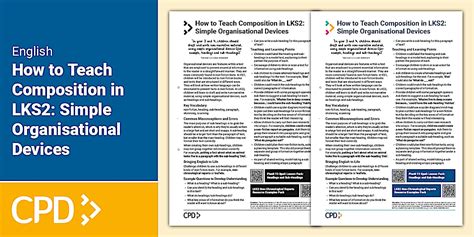 How To Teach Composition In Lks2 Narrative Writing Twinkl