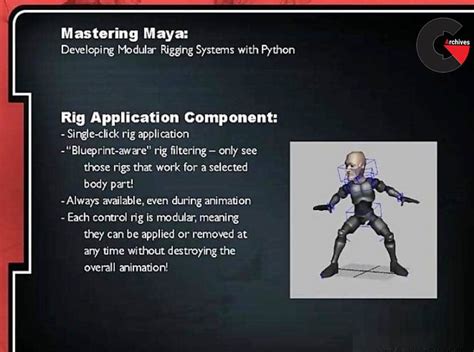 3dbuzz Developing Modular Rigging Systems With Python Cgarchives