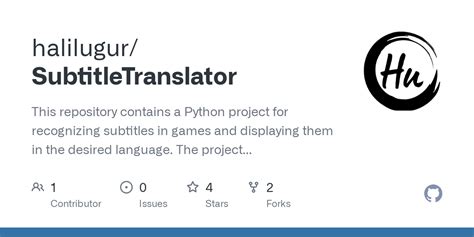 Github Halilugursubtitletranslator This Repository Contains A