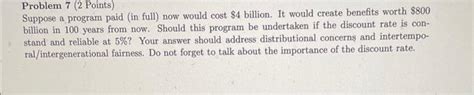 solved problem 7 2 points suppose a program paid in full