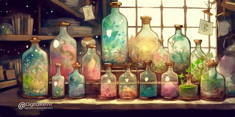 Cute Potions By Digitalrevvi On Deviantart