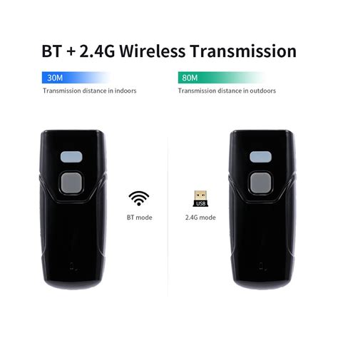 QR Wireless Barcode Scanner BT 2 4G Wireless Con Grandado