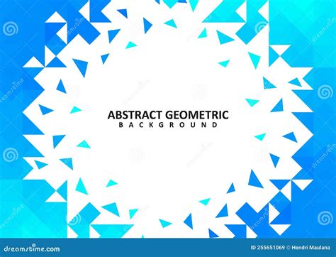 Abstract Blue Geometric Vector Background Design Stock Vector Illustration Of Banner Element
