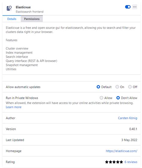Bug Chrome Plugin Cannot Connect To My Es Cluster On Docker · Issue 102 · Cars10