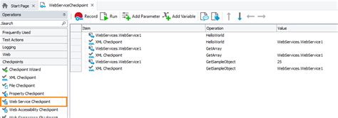 Creating Web Service Checkpoints Testcomplete Documentation