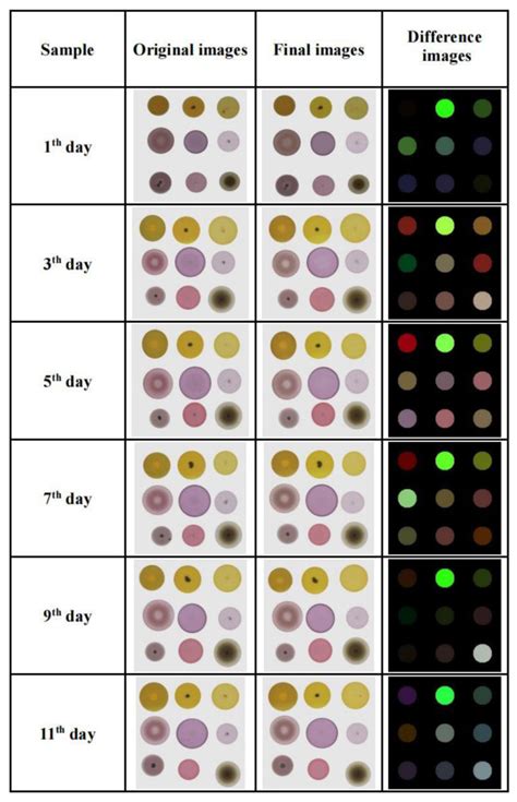 A Novel Colorimetric Sensor Array Coupled Multivariate Calibration