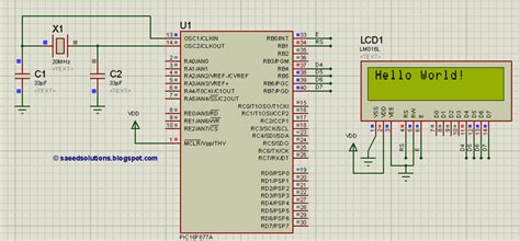 saeed s blog pic16f877 lcd code proteus simulation