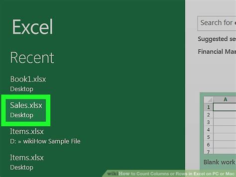 How To Count Columns Or Rows In Excel On Pc Or Mac 4 Steps