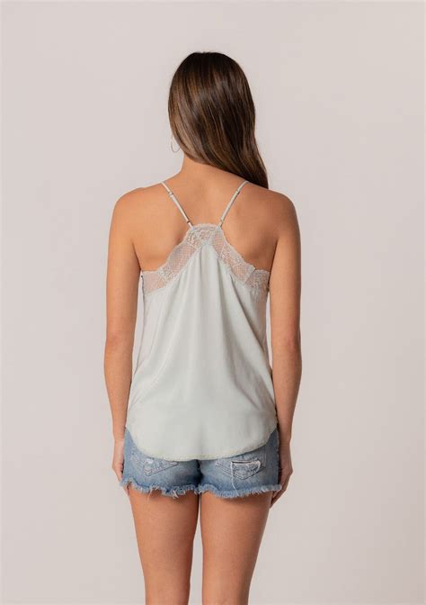 Best Selling Womens Basic Lace Trim Boho Cami Lovestitch