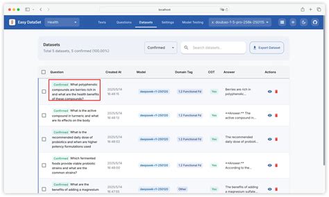 数据集管理 Easy Dataset