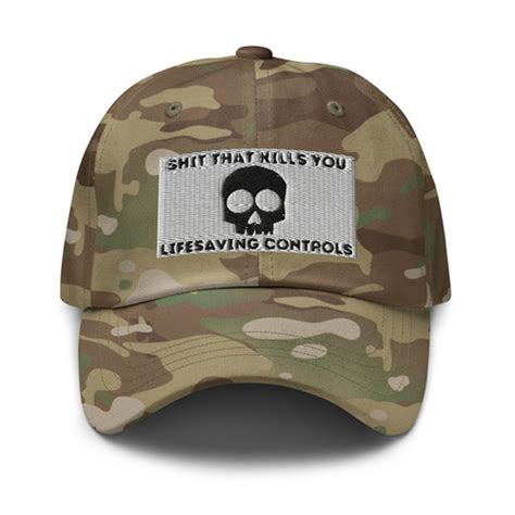 Stky Lifesaving Controls Multicam Dad Hat The Hop Nerd Llc
