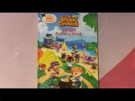 ASMR Doing The Animal Crossing: New Horizons Official Activity Book - YouTube