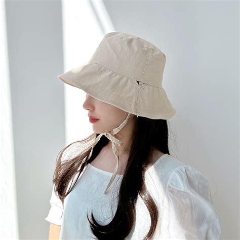 베리룸 물놀이 버킷햇 여성 여름 비치 바캉스 캠핑 벙거지 휴양지 모자