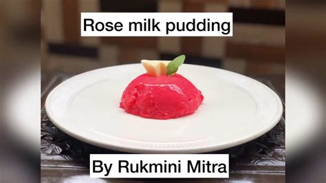 Rose Milk Pudding Dessert Recipe Easy Pudding Recipe No