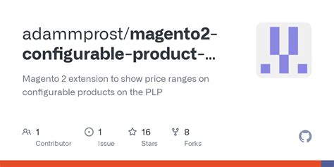 github adammprost magento2 configurable product price ranges magento