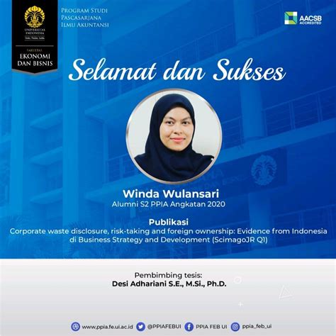 Ppia Feb Ui On Linkedin Selamat Dan Sukses Untuk Alumni Mahasiswa Ppia Feb Ui