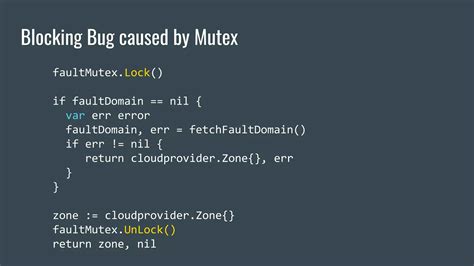 Understanding Real World Concurrency Bugs In Go Ppt