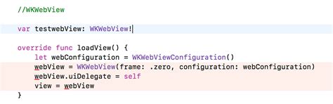 Wkwebview Swift Setter For WebView With Objective C Selector SetWebView Conflicts