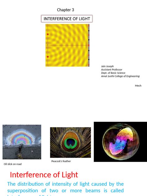Interference 1 Pdf Light Electromagnetism