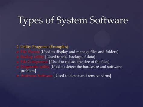 Lecture 11 System Softwarepdf Operating Systems Computer