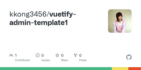 GitHub Kkong Vuetify Admin Template
