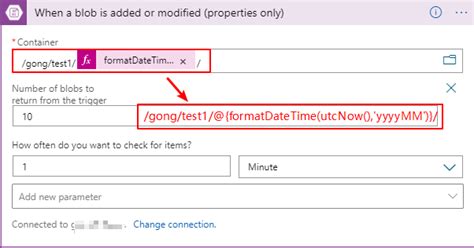 Dynamically Get Blob Contents When A New Folder Gets Created In The