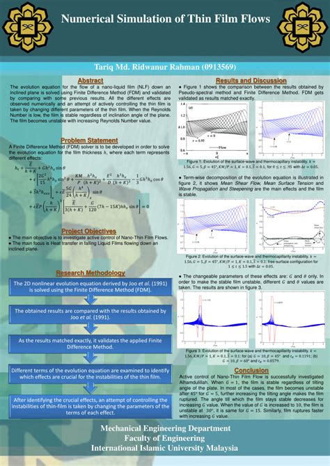 Pdf Numerical Simulation Of Thin Film Flows