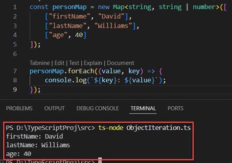 How To Iterate Over Objects In Typescript
