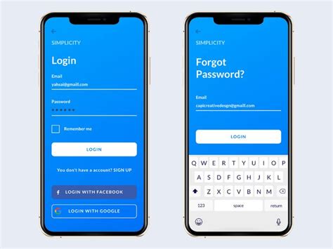 Login Flow Ios App Ui Design Ios App Ui App Ui Design App Ui