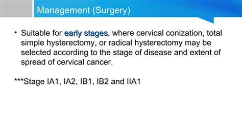 Latest Figo Classification For Cervical Cancer Ppt