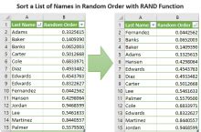 How To Create A List Of Random Numbers With No Duplicates Or Repeats In Excel
