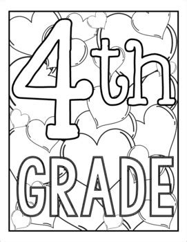 4th Grade Coloring Pages By Souter Space Tpt