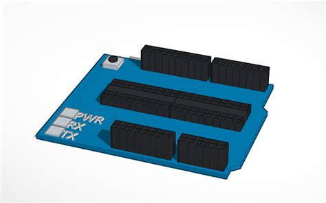 3d Design Arduino Uno Expansion Board Tinkercad